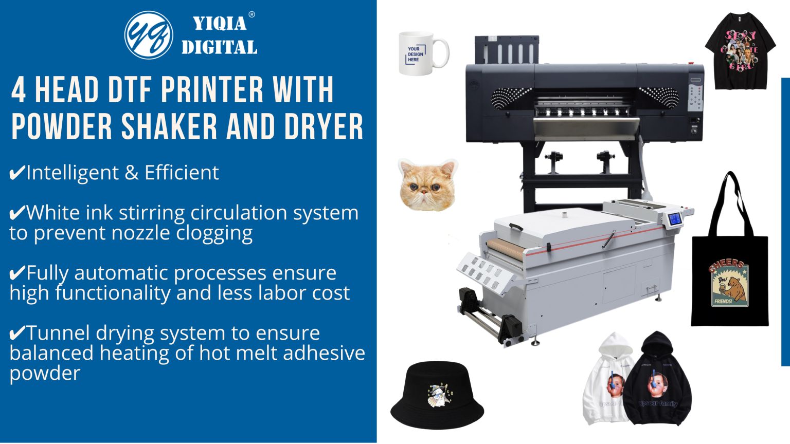 Precautions For Beginners Using DTF PRINTER - YIQIA DIGITAL